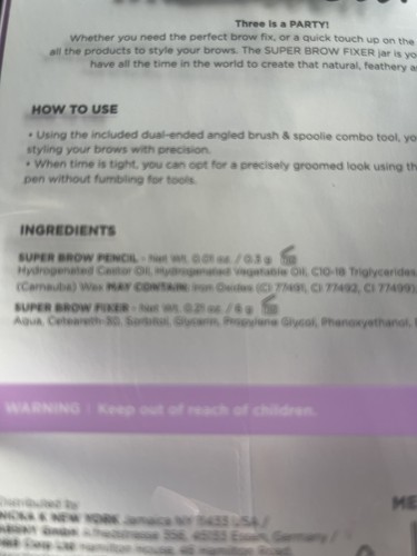 Nicka K New York Super Brow Fixer Pencil DARK BROWN KIT | eBay