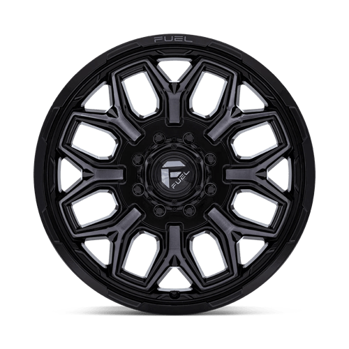 20X8.25 Fuel 1PC D875 FLUX DUALLY 8X210 -201MM GLOSS BLACK BRUSH FC ...