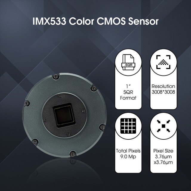 SVBONY SV605CC OSC 9MP Astrophotography Camera - Black for sale online ...