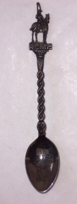 Collectible Spoon - RCMP Souvenir - Royal Canadian Mounted Police 1973 ...