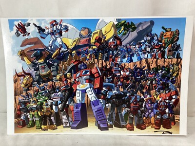 G1 Transformers Autobots Team Poster 11x17 Picture 1985-86 Lineup ...