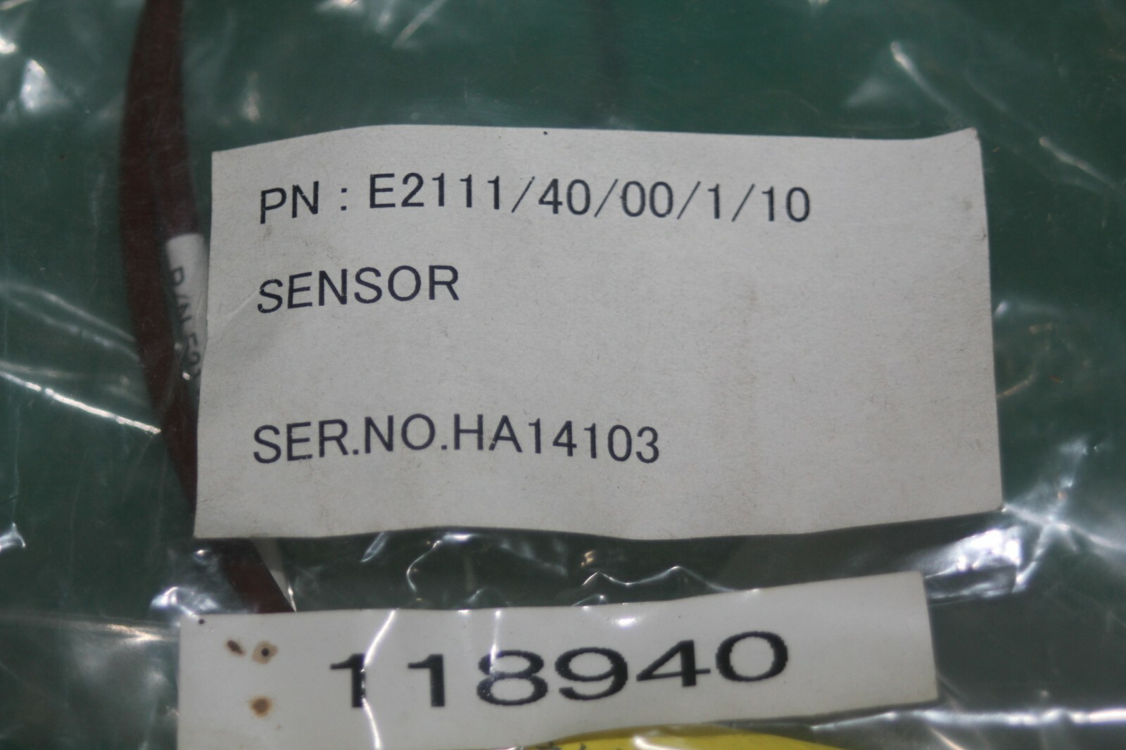 Entek Sensor E2111/40/00/1/10 | eBay