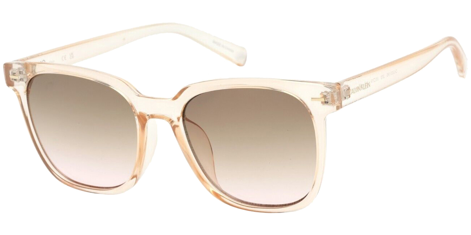 Calvin Klein Women's Squared Transparent Frame Sunglasses - CK20519S | eBay