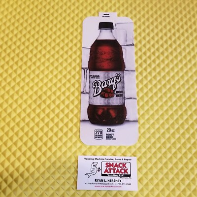ROYAL VENDORS 660 SODA VENDING MACHINE "BARQ'S ROOT BEER" 20oz BOTTLE ...