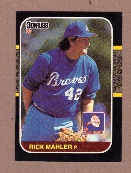 1987 Donruss Baseball card #190 Rick Mahler Braves | eBay