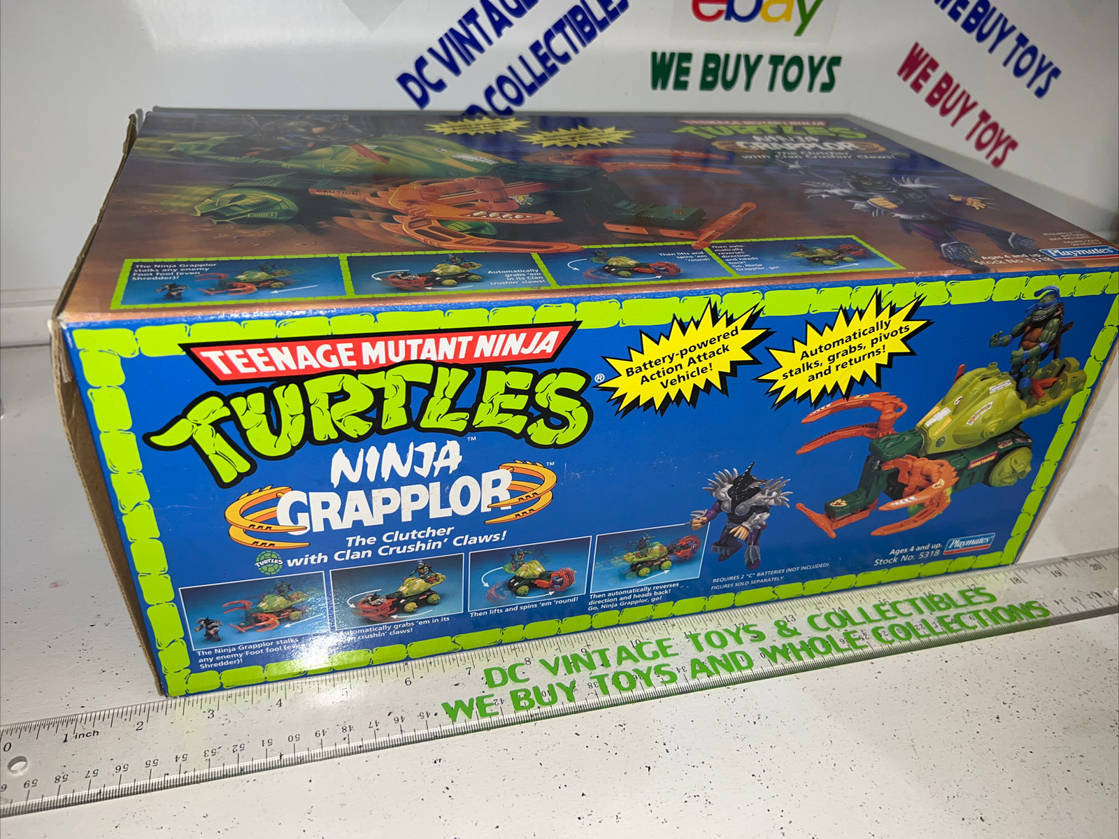 1991 Bubble Bomber Plane Teenage Mutant Ninja Turtles TMNT Playmates ...