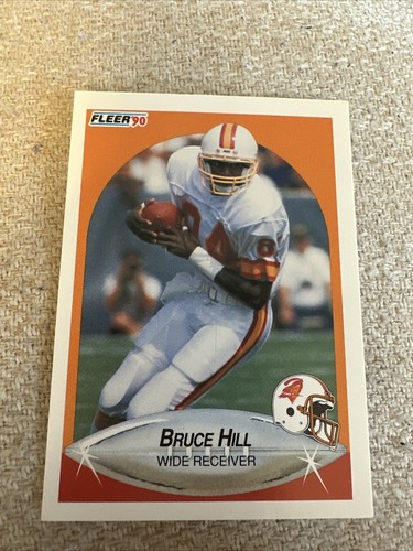 1990 Fleer Bruce Hill Tampa Bay Buccaneers #348 NFL Football Card | eBay