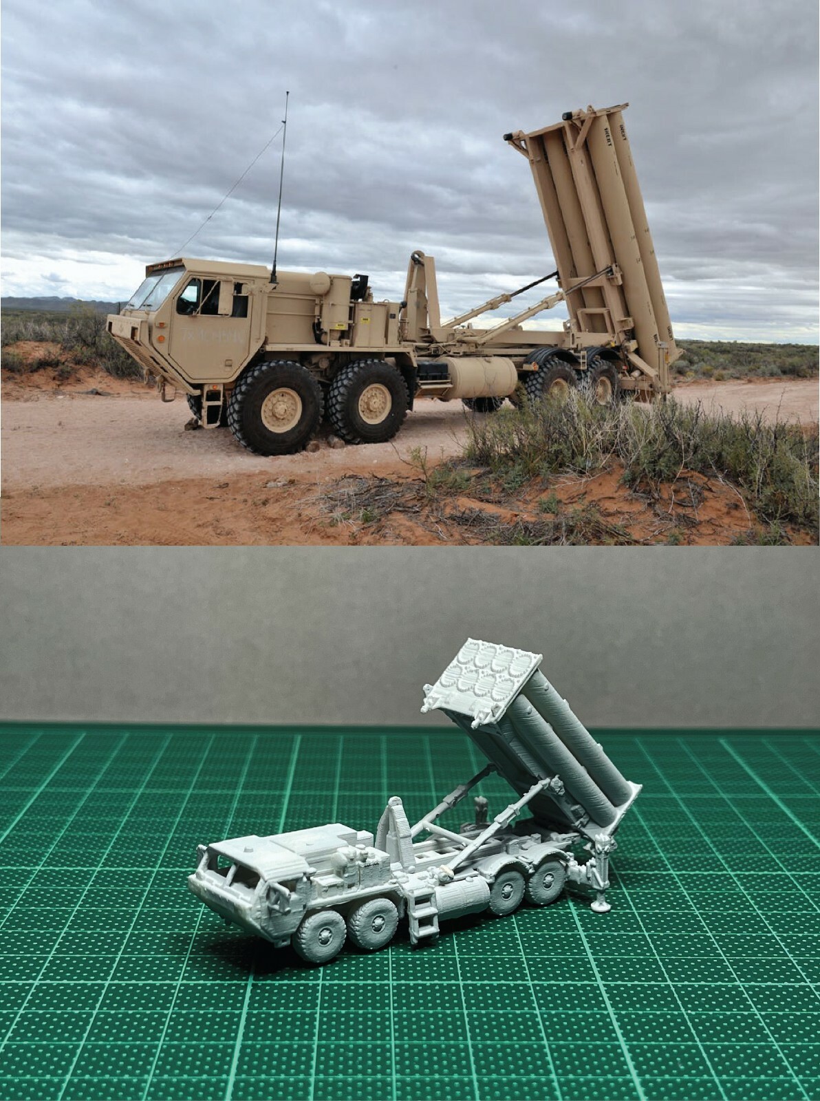 Kamiya 1/144 USA THAAD Air Defense Missile Launcher Resin Kit | eBay