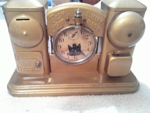 Rare Antique Darche Bank Deposite Alarm Clock Flash Light Chicago II | eBay