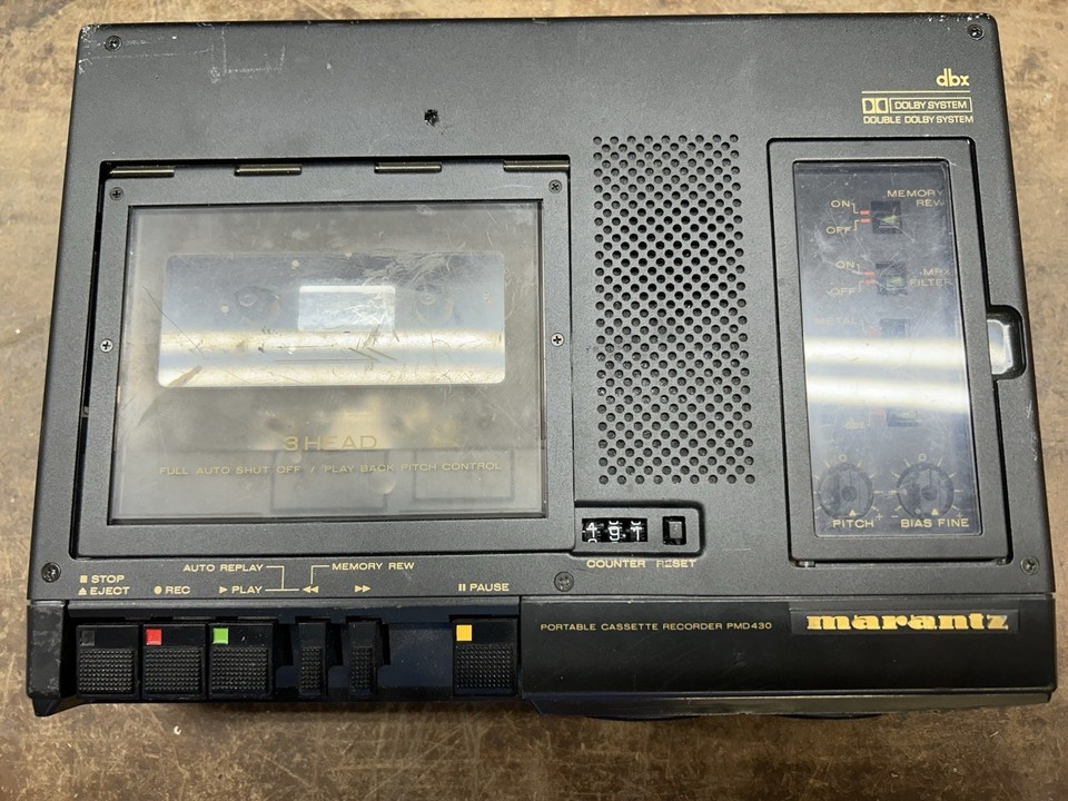 Marantz PMD430 3 Head Stereo Professional Cassette Recorder For Parts ...