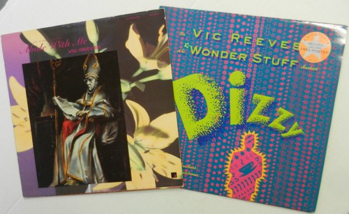 VIC REEVES Lot of 2 x UK 12" mixes picture sleeves & POSTER w. Wonder ...