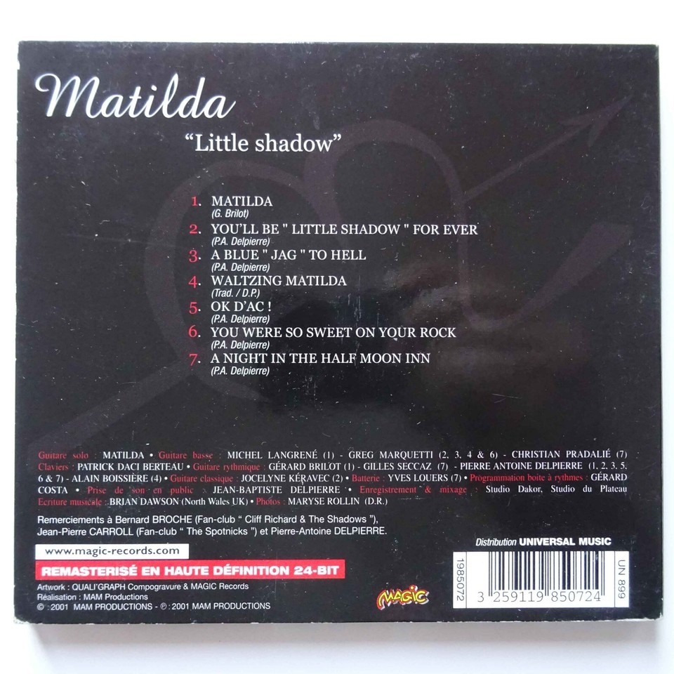 MATILDA : LITTLE SHADOW ♦ CD ALBUM ♦ | eBay