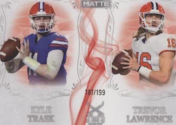 2021 Wild Card MATTE Kyle Trask Trevor Lawrence #MDG-7 for sale | eBay