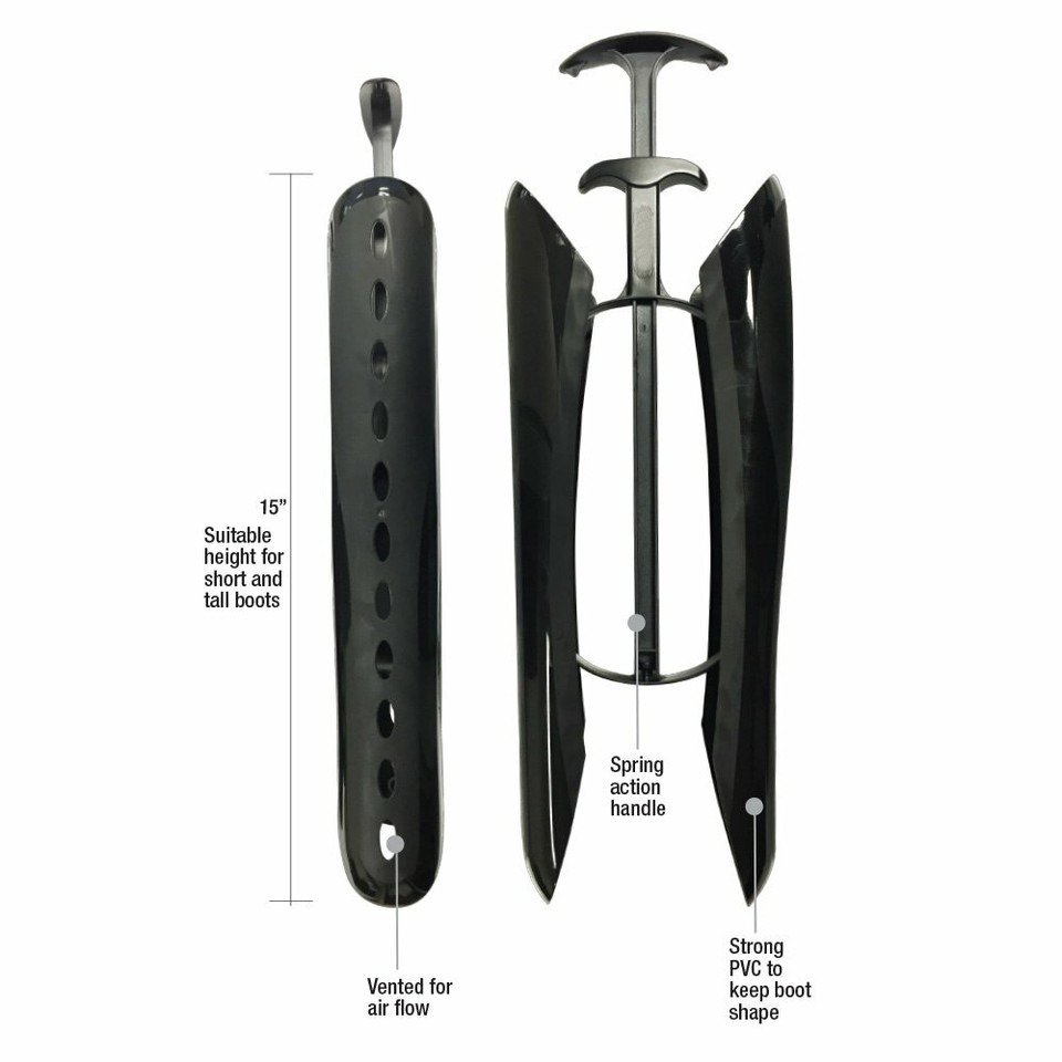Moneysworth & Best Fashion Boot Shapers Shoe Trees BLACK - 1 Pair | eBay