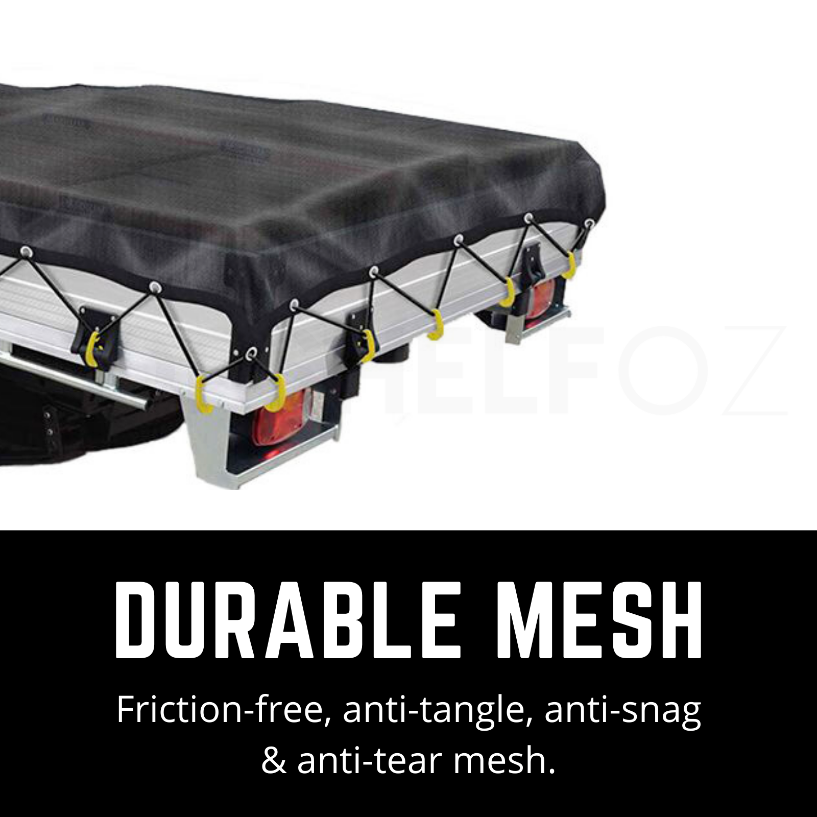 2.5x2.0m Heavy Duty Mesh Cargo Net Cover For Ute Tray Trailer Renegade ...