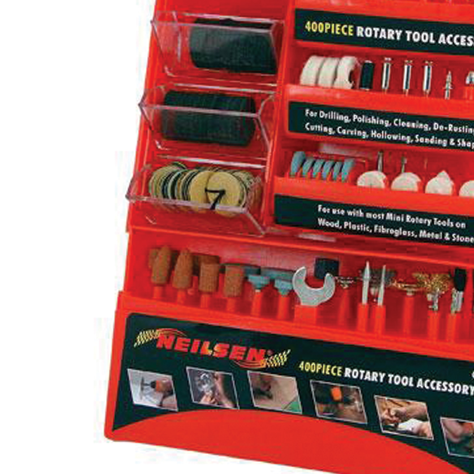 400pc Rotary Tool Accessories Bit Set Kit For Dremel Power Mini Drill ...