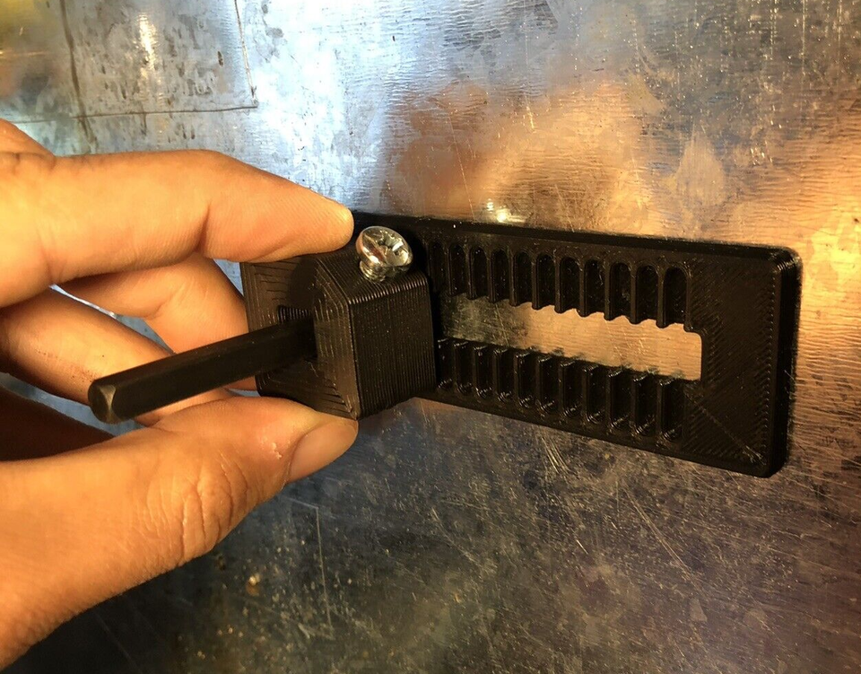 Jig for straight Letter number Stamp - Punch Aligner Frame Guide Mount ...