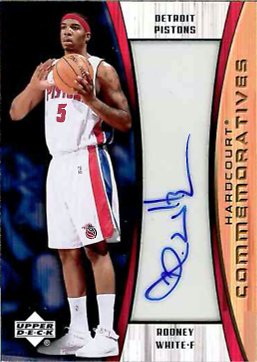 RODNEY WHITE 2002-03 UD HARDCOURT COMMEMORATIVES AUTO | eBay