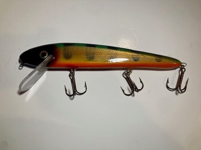 Rapala type Musky Lure Perch design 10 inches long | eBay