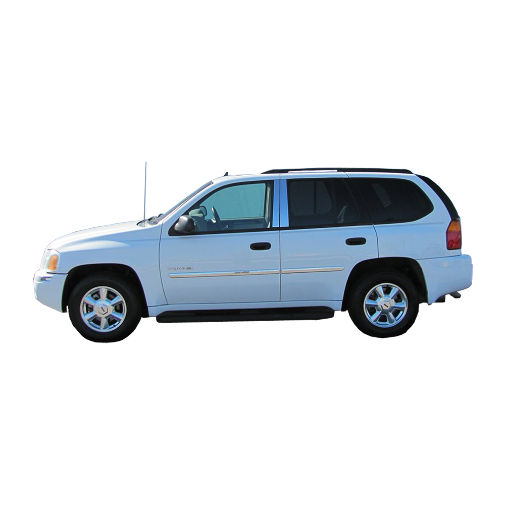 Stainless Rocker Panel Trim 6Pc For 2002-2006 GMC Envoy | eBay