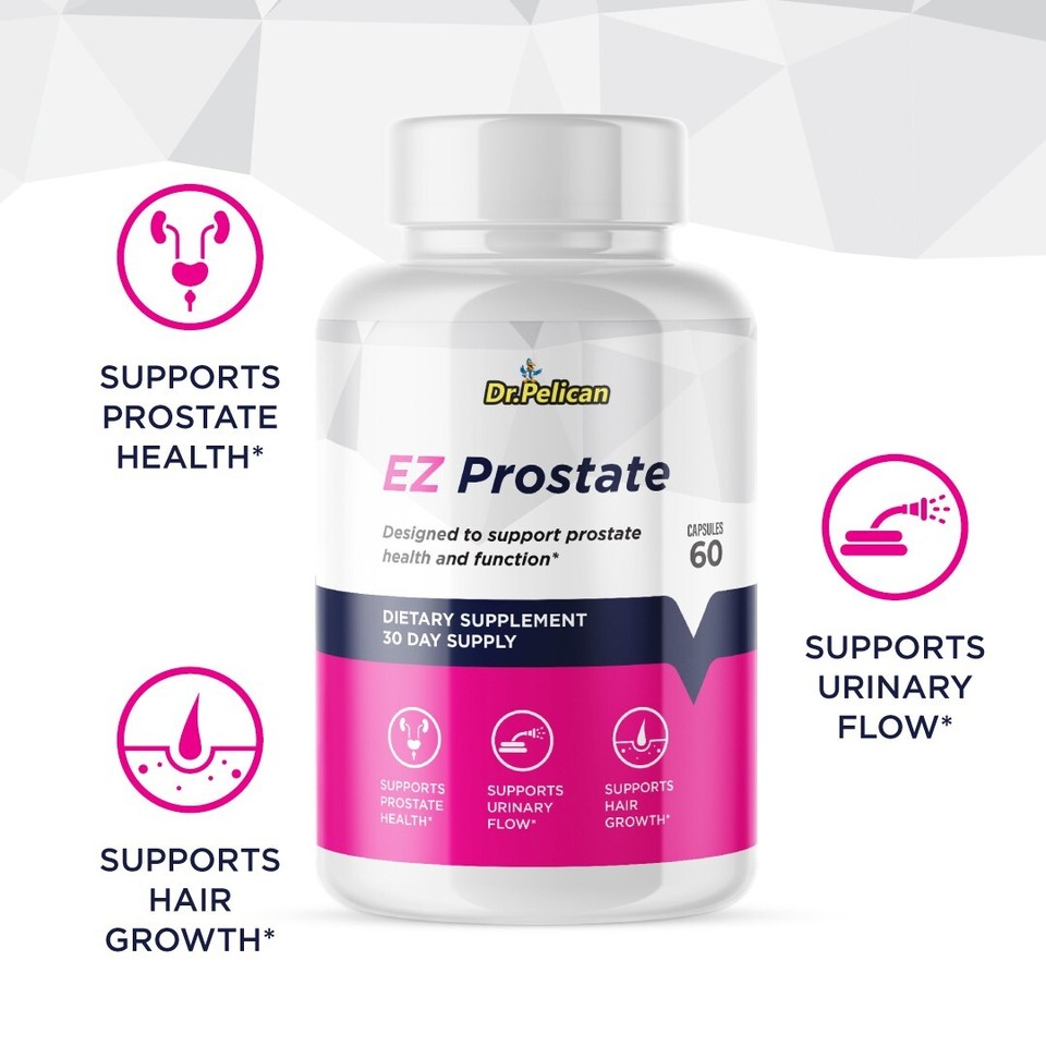 EZ Prostate - Support Supplement for Men - Urinary & Bladder Health-2 ...