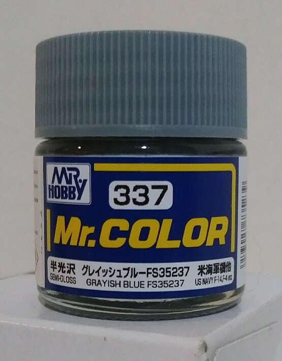 Gunze Sangyo Mr Colir C-337, Semi-Gloss Grayish Blue (FS35237) US Navy ...