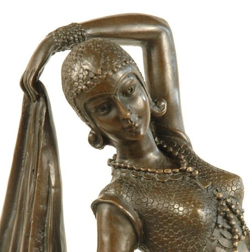 Signed D.H.Chiparus, bronze statue art deco dancer Yambo sculpture | eBay