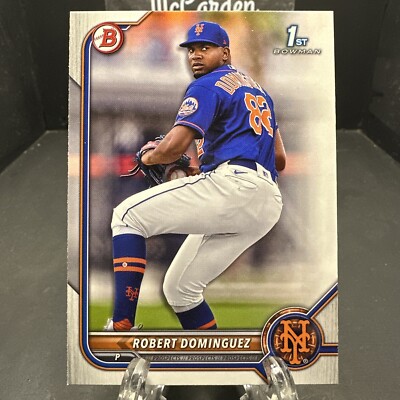 2022 Bowman Prospects Robert Dominguez #BP-51 New York Mets | eBay