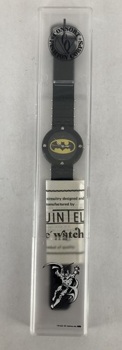 Vintage 1989 BATMAN Quintel V102 34mm Quartz Watch w/Band & Battery ...