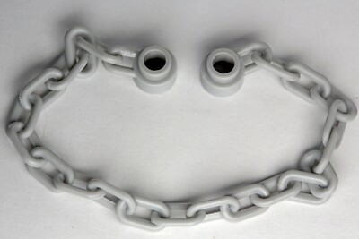 NEW LEGO - Chain - 21 Links (16-17L) Gray Light Bluish x 1 - 4766 7249 ...