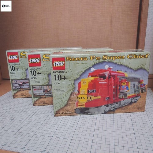 LEGO Santa Fe Super Chief 10020 Santa Fe Cars - Set II 10022 Set I ...