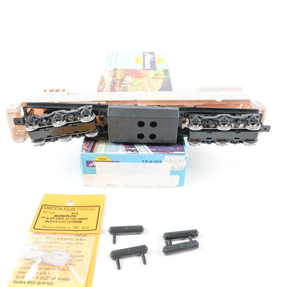 Athearn HO Scale Undecorated GE U33C Diesel Locomotive Project Parts ...