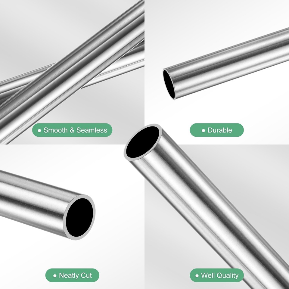 1Pcs 316 Stainless Steel Tube, 14mm OD 1mm Wall Thick 250mm l Straight ...