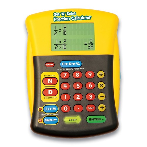 Educational Insights See N Solve Fraction Calculator 8479 86002084798| eBay