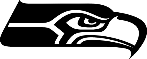 Seattle Sticker Logo Seahawks Sports Logo Decal Any Color 4x2 Inches | eBay