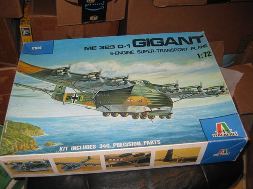 ME 323 D-1 Gigant 6 Engine Super-Transport Plane by Italeri in 1/72 ...
