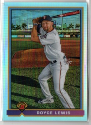 Royce Lewis 2021 Bowman Chrome Retro 1991 Prospect Insert Card #91B-RL ...