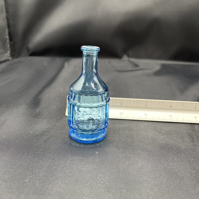 Miniature Root Bitters Blue Barrel Bottle | eBay