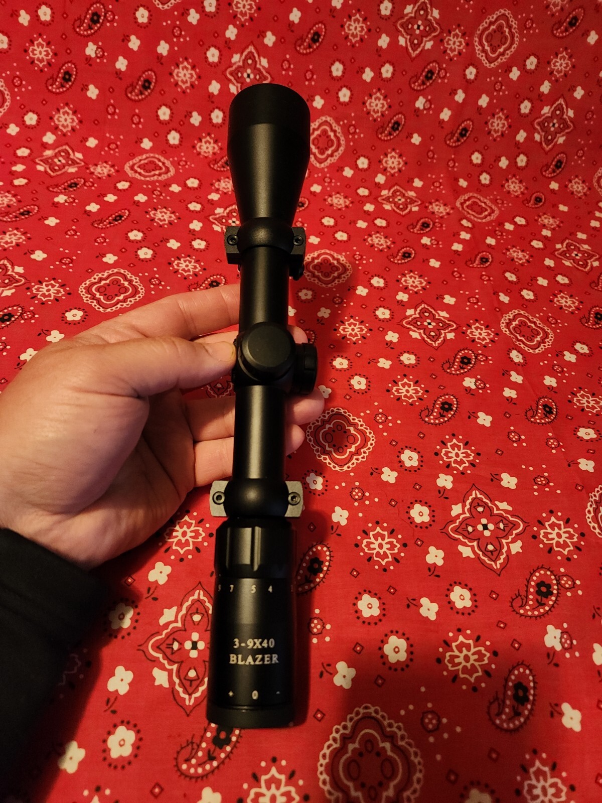 SIMMONS BLAZER 3-9X40 MATTE RIFLE SCOPE DUPLEX RETICLE WITH RINGS | eBay