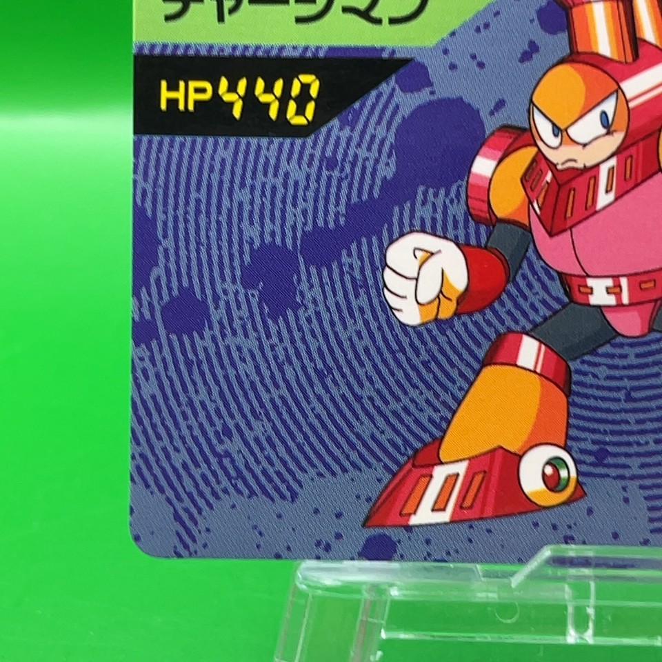Charge Man Megaman Rockman Card Capcom Bandai Cardass Holo MEGA MAN ...