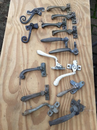 Vintage Antique Brass Iron Casement window Latch Catch Lock Handle SOLD ...