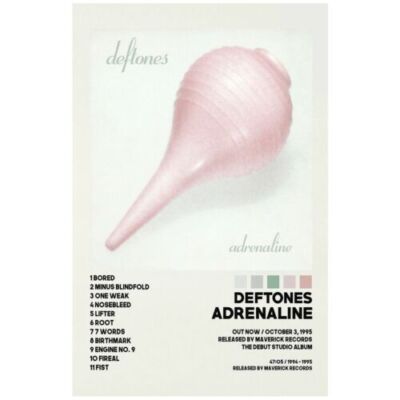Deftones Adrenaline Album Cover