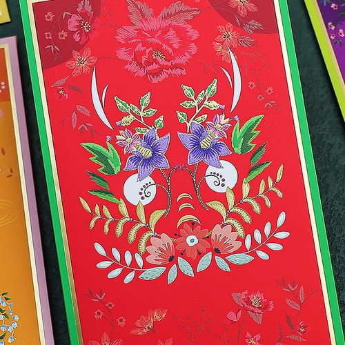 6pcs Traditional Red Pocket Year Dragon Money Packet Paper Packets Red ...