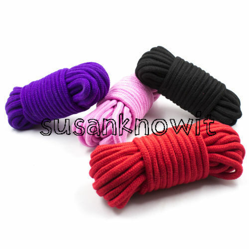 10M/33FT Soft Cotton Rope Shibari Rope Restraint Tie Up Slaver Set | eBay