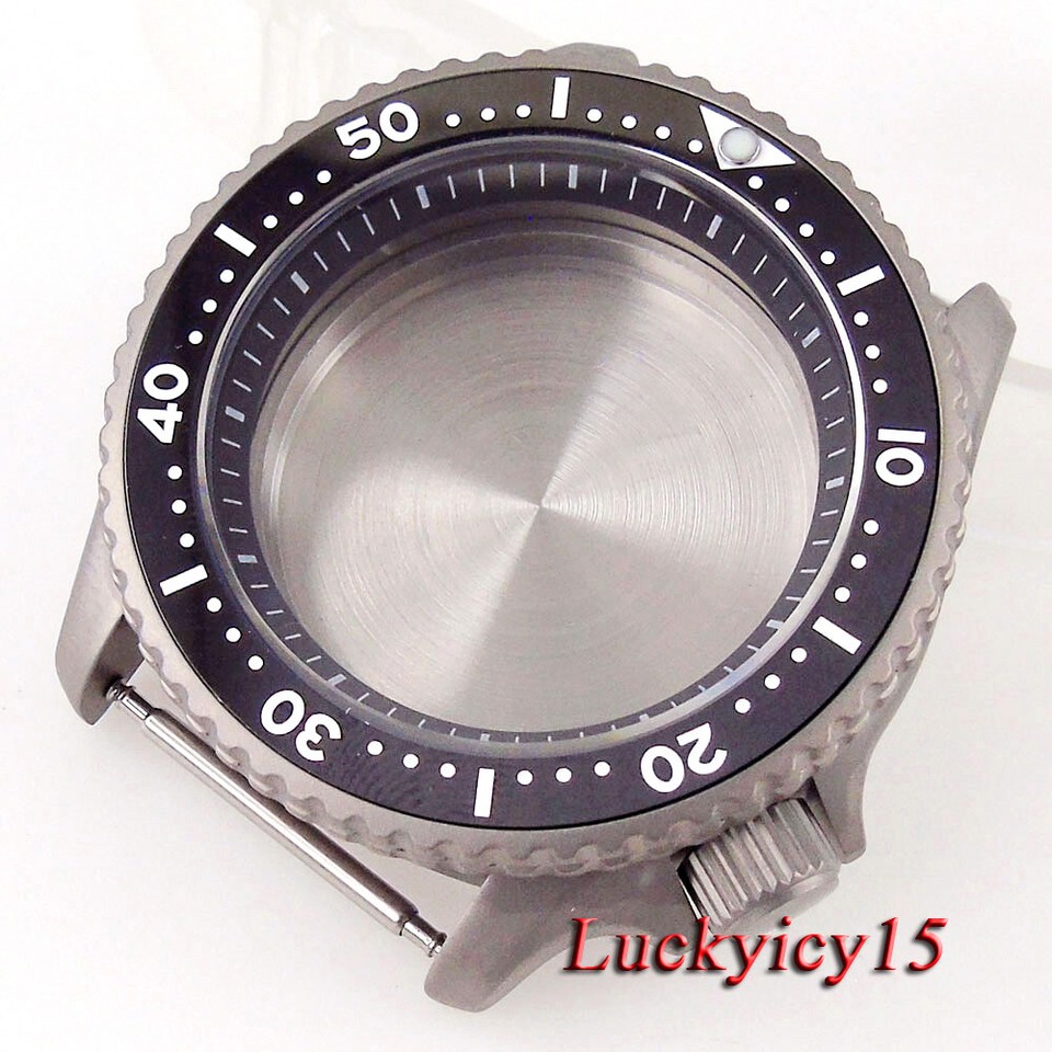 41mm 200m Waterproof Dive Titanium Watch Case For Men Sapphire Glass ...