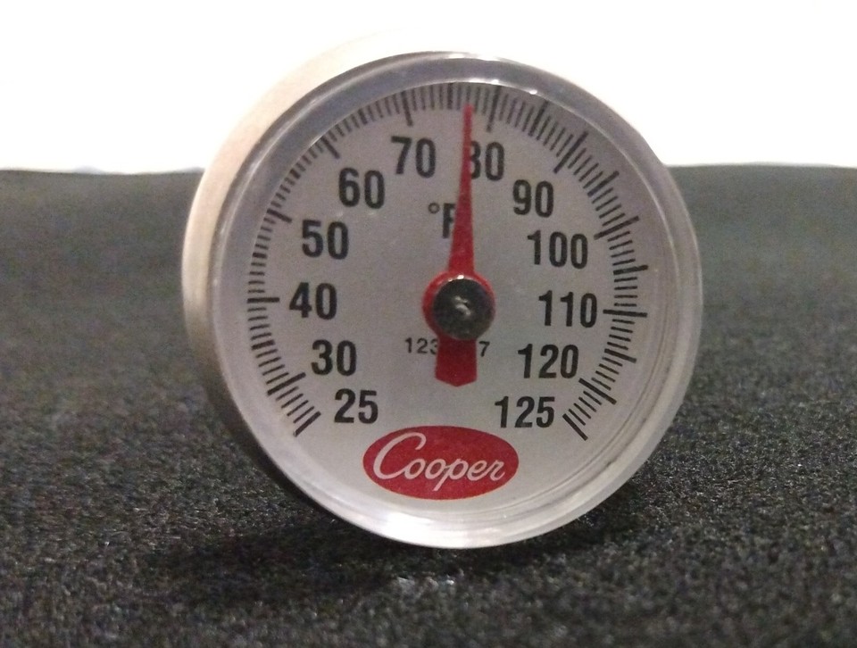 COOPER Atkins 1246-01-1 Bi-Metal Pocket Test Thermometer with ...