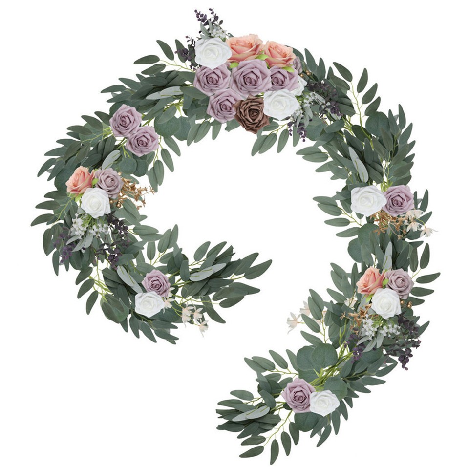 Wooden Wedding Ceremony Arch Garden Arbor Backdrop Stand Floral Garland ...