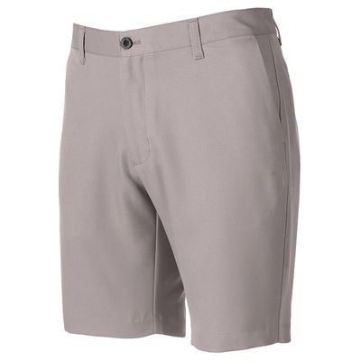 CHAPS Men's Performance Stay-Dry Casual Golf Shorts Color Gray / Nickel ...