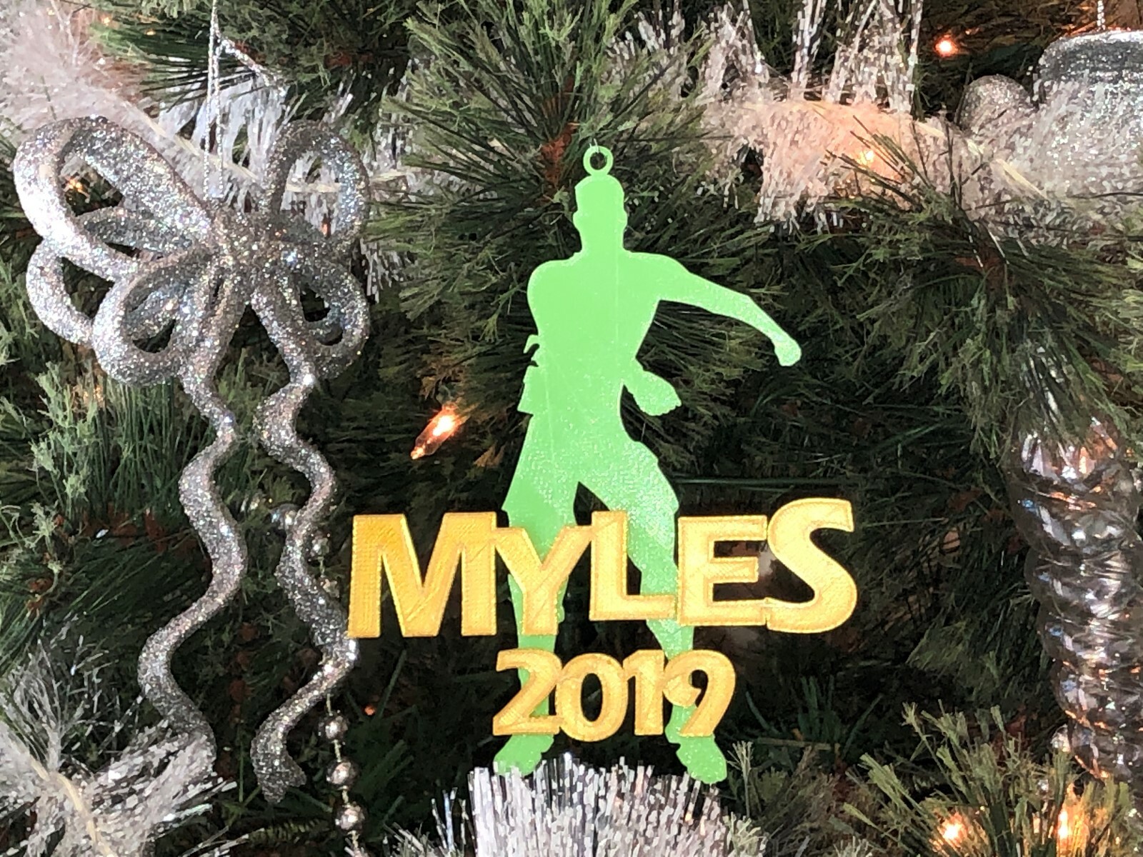 Floss Ornament, Custom Fort Christmas Nite Ornament Personalized | eBay