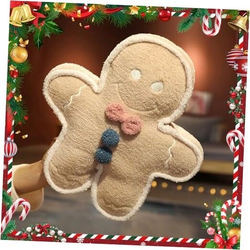 Gingerbread Man Pillows Plush Christmas Pillows Gingerbread Shaped 14. ...